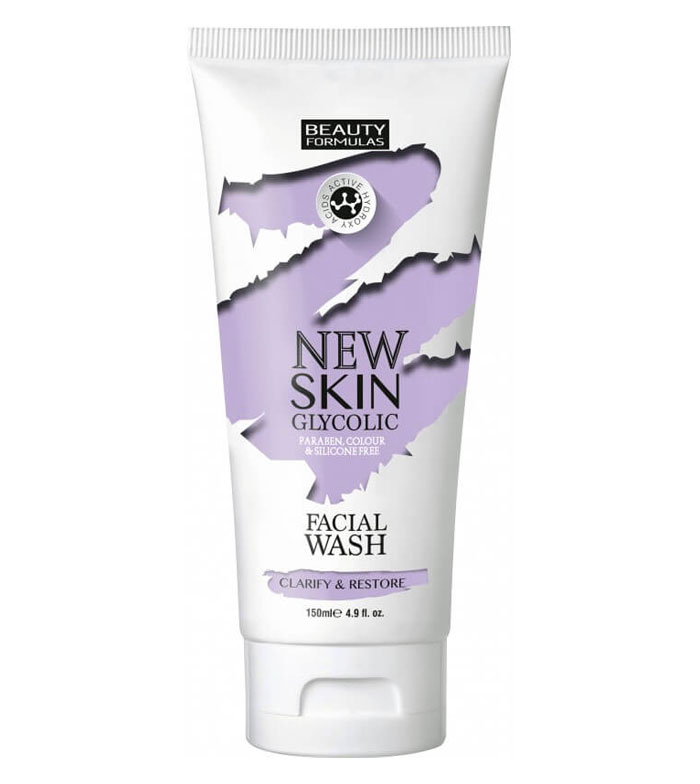 Beauty Formulas New Skin Glycolic Facial Wash Ingredients Explained